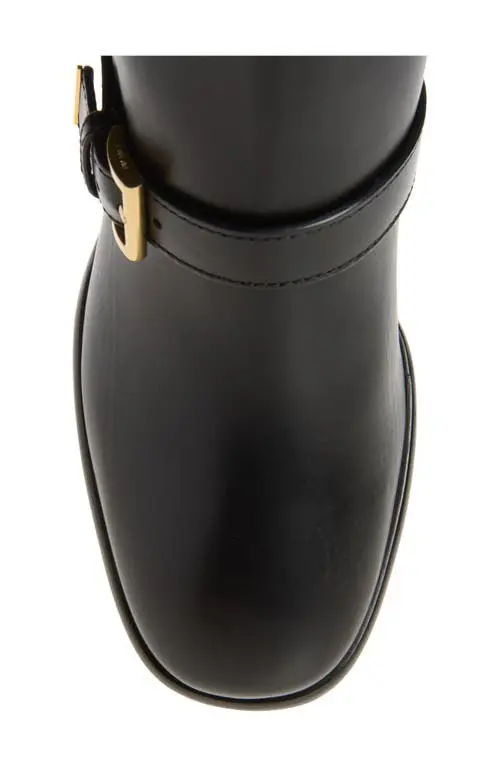 Prada Block Heel Ankle Bootie