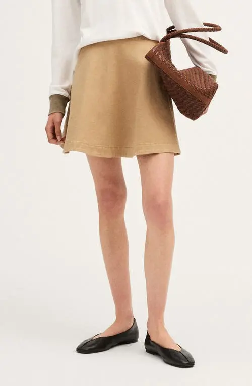 Madewell Seamed Bias-cut Miniskirt - Weathered Khaki