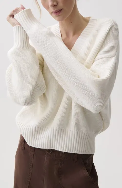 PISTOLA Nika Cotton V-neck Sweater
