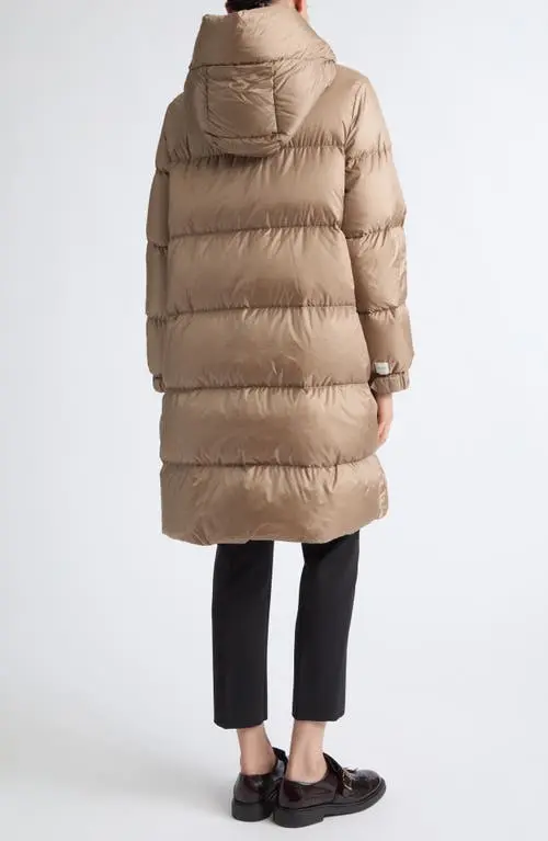 Max Mara Sei Water Repellent Down Puffer Coat With Hood
