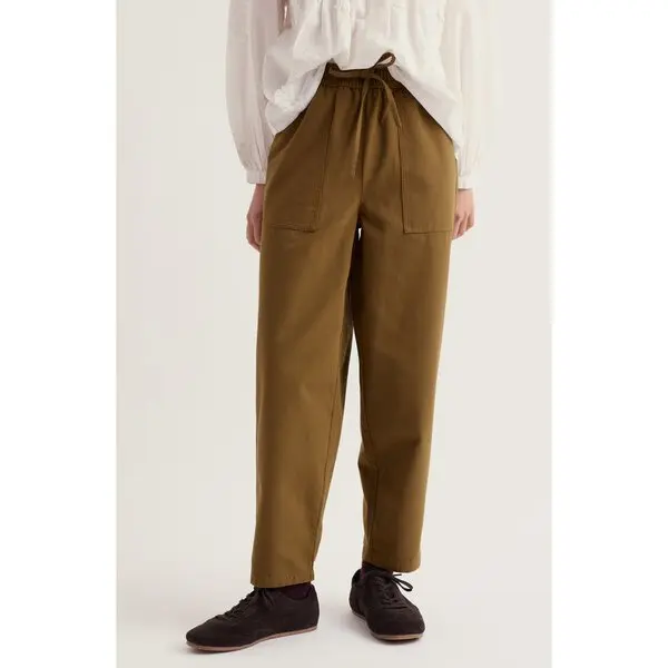SEASALT CORNWALL Sholl Organic Cotton Crop Trousers