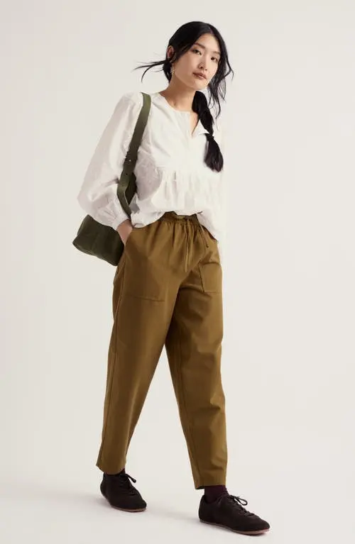 SEASALT CORNWALL Sholl Organic Cotton Crop Trousers