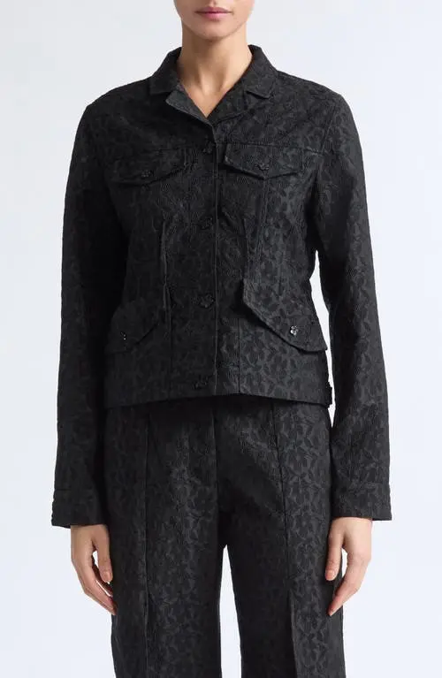 Cecilie Bahnsen Cbclover" Floral Jacquard Jacket