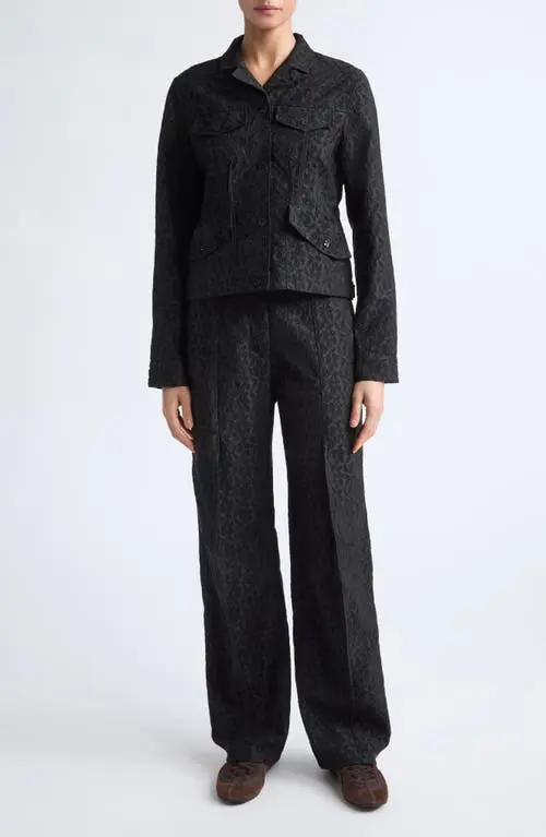 Cecilie Bahnsen Cbclover" Floral Jacquard Jacket