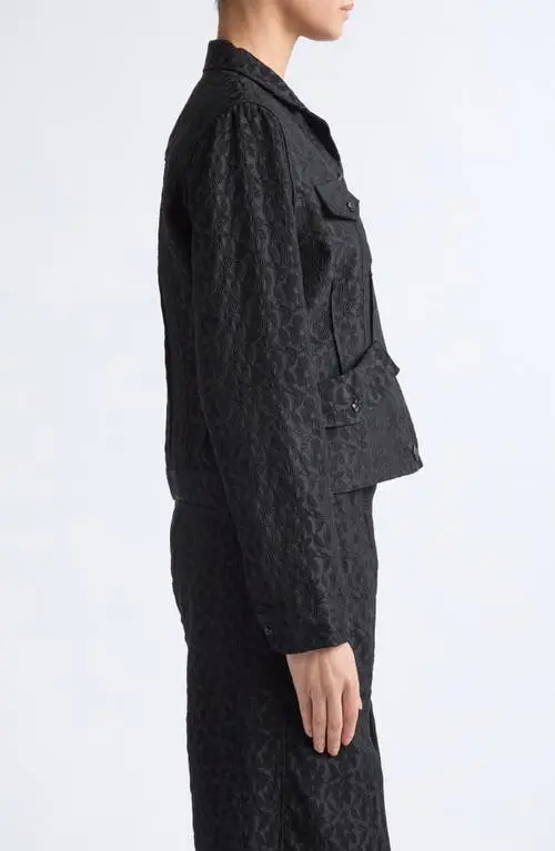 Cecilie Bahnsen Cbclover" Floral Jacquard Jacket