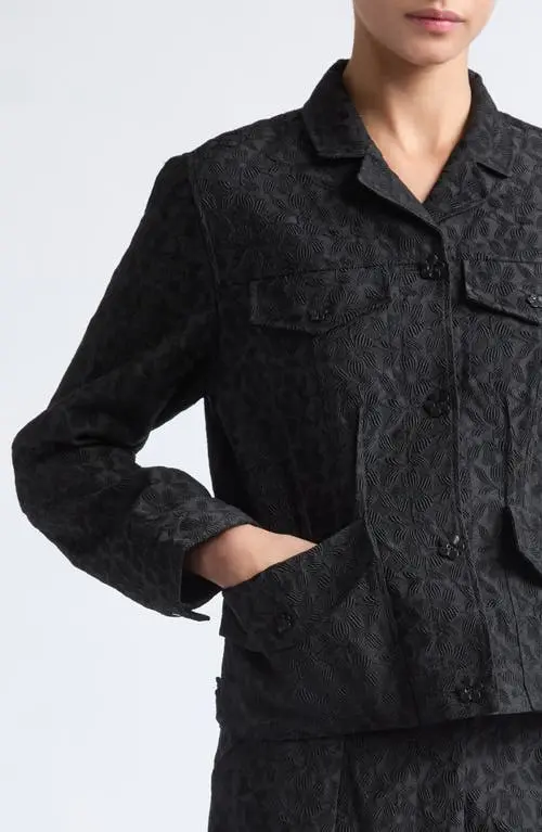 Cecilie Bahnsen Cbclover" Floral Jacquard Jacket