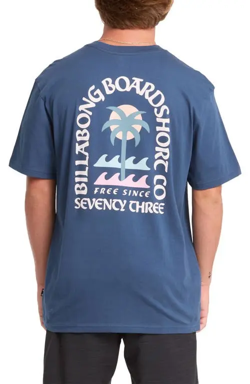 BILLABONG Portal Graphic T-shirt - Dark Denim