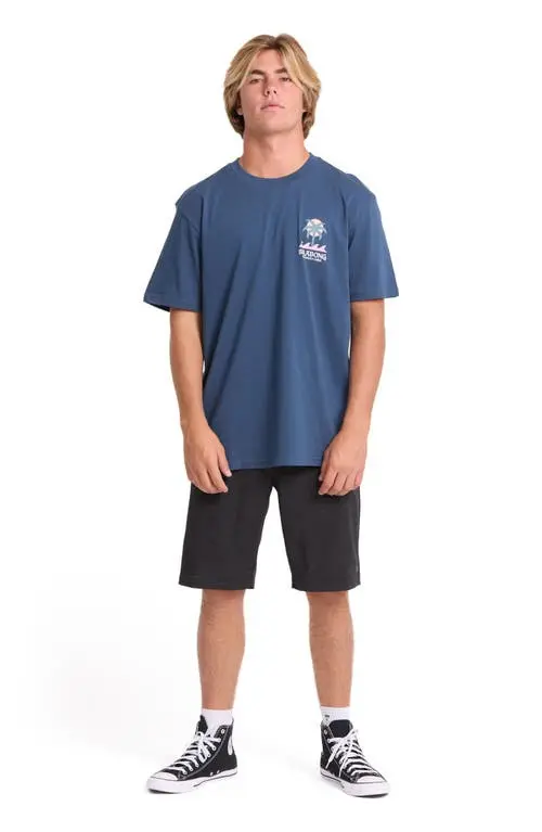 BILLABONG Portal Graphic T-shirt - Dark Denim