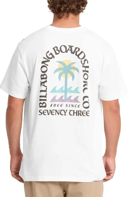 BILLABONG Portal Graphic T-shirt - Off White