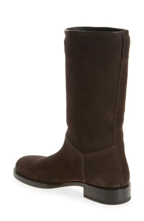 THE ROW Nobilis Suede Riding Boot