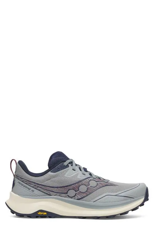 Saucony Peregrine 16 Trail Running Shoe - Fossil/naval