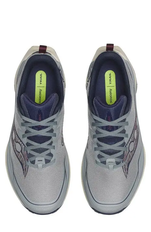 Saucony Peregrine 16 Trail Running Shoe - Fossil/naval