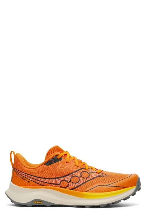 Saucony Peregrine 16 Trail Running Shoe - Fuego/cyber
