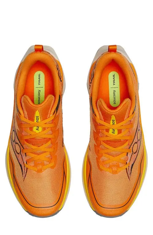 Saucony Peregrine 16 Trail Running Shoe - Fuego/cyber