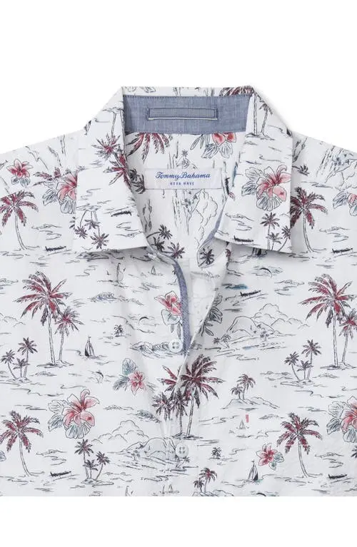 Tommy Bahama Nova Wave Sweetwater Scenic Short Sleeve Button Up Shirt