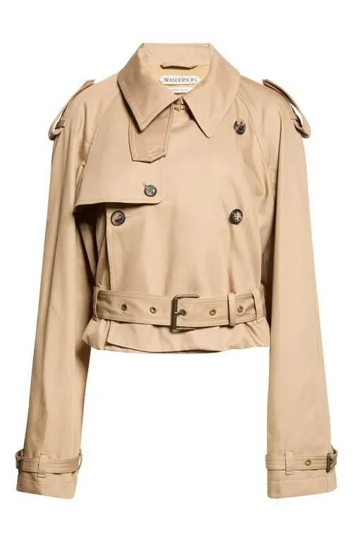 JW Anderson Double Breasted Crop Trench Coat