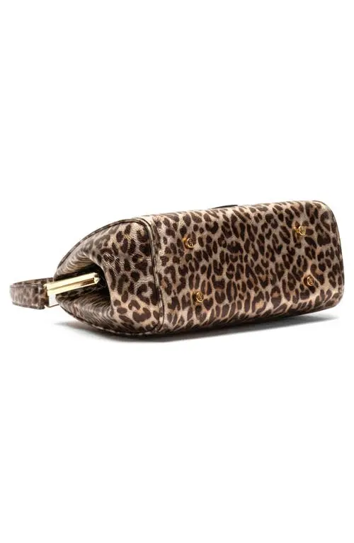 FRANCES VALENTINE Katherine Metallic Leather Frame Bag