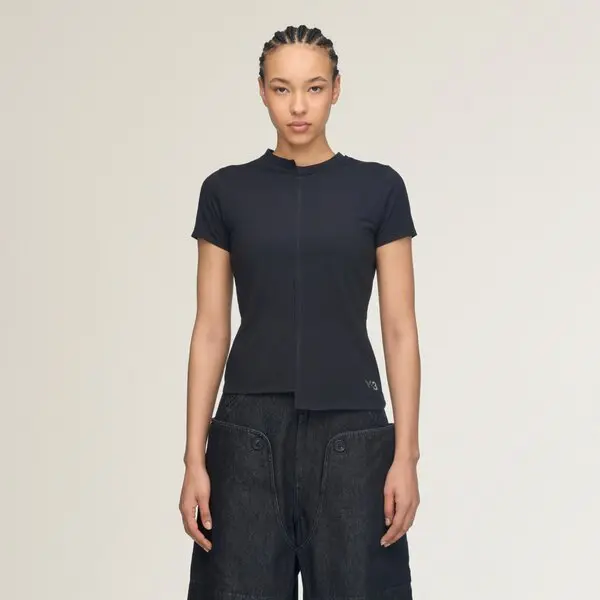 Adidas Y-3 Fitted Short Sleeve Tee - Black