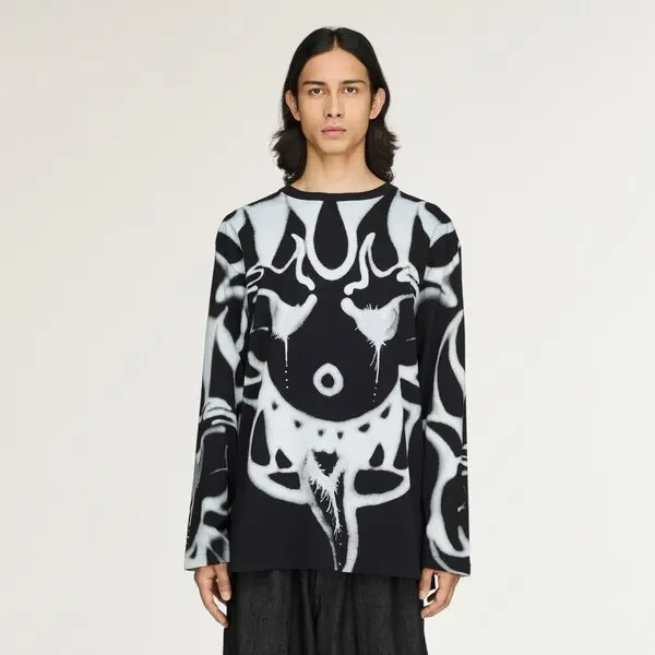Adidas Y-3 Chito Graphic Long Sleeve Tee