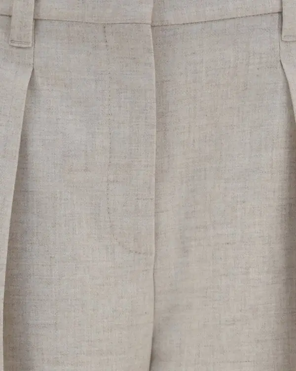 Brunello Cucinelli Wool And Cashmere Tailored Palazzo Pants