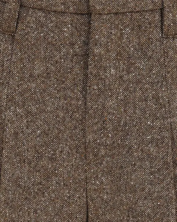 Brunello Cucinelli Virgin Wool Palazzo Pants With Monili Detail