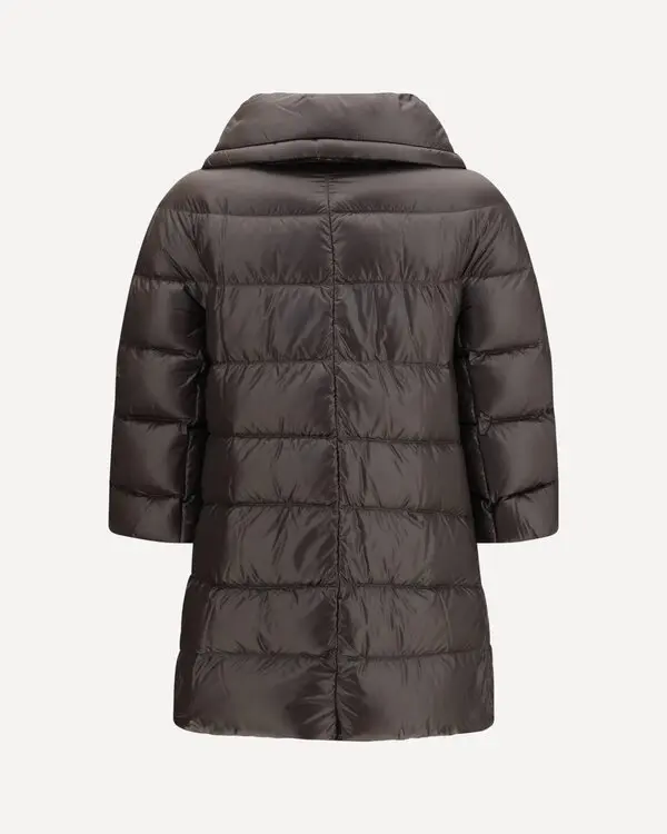 Herno Midi Quilted Down Jacket - Grey