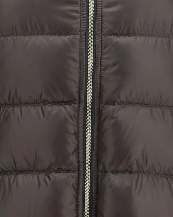 Herno Midi Quilted Down Jacket - Grey