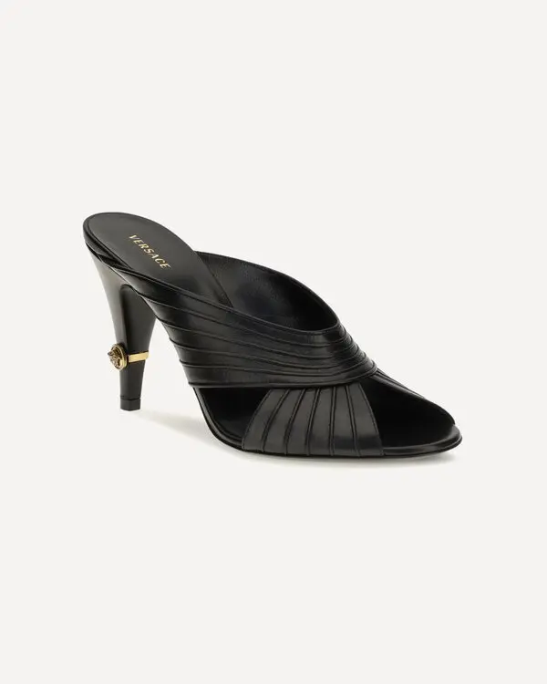 Versace Nappa Leather Mules