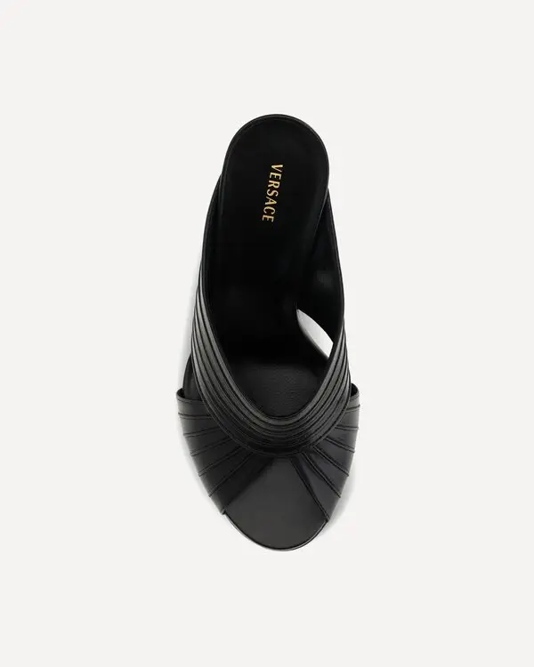 Versace Nappa Leather Mules