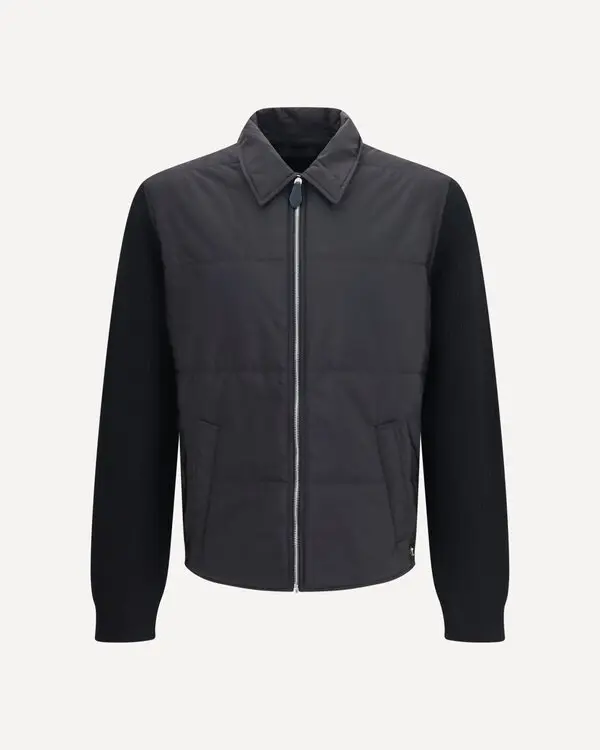 Prada Knit Jacket With Padded Front