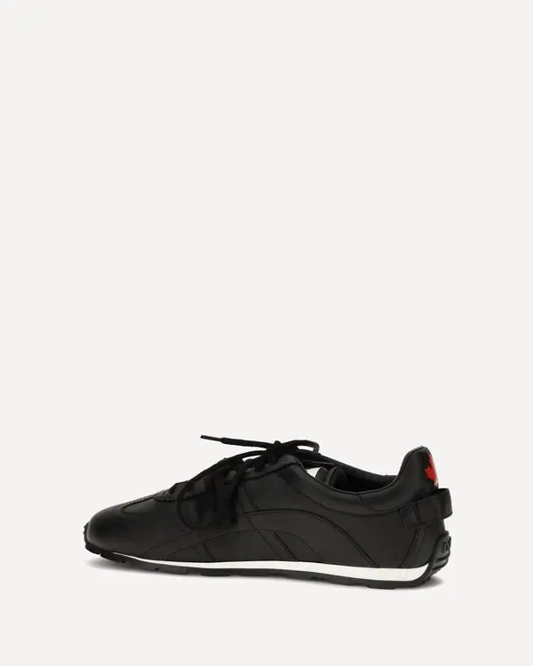 Dsquared2 Leather Lace-up Sneakers