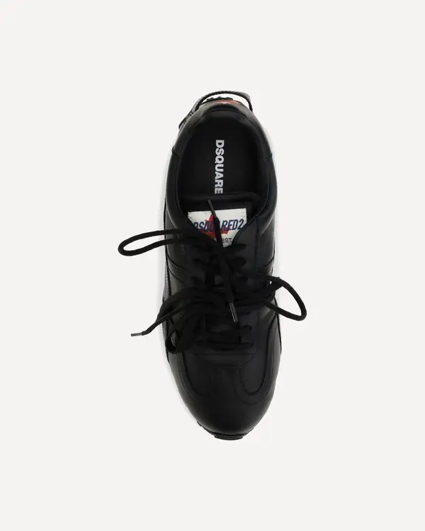 Dsquared2 Leather Lace-up Sneakers