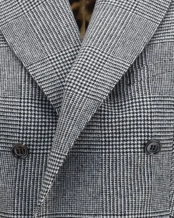 Dolce & Gabbana Prince Of Wales Double Breasted Vest