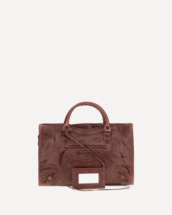 Balenciaga Le City Medium Handbag - Bordeaux