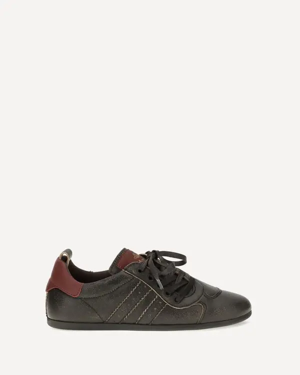VIVIENNE WESTWOOD Drunken Leather Sneakers - Black