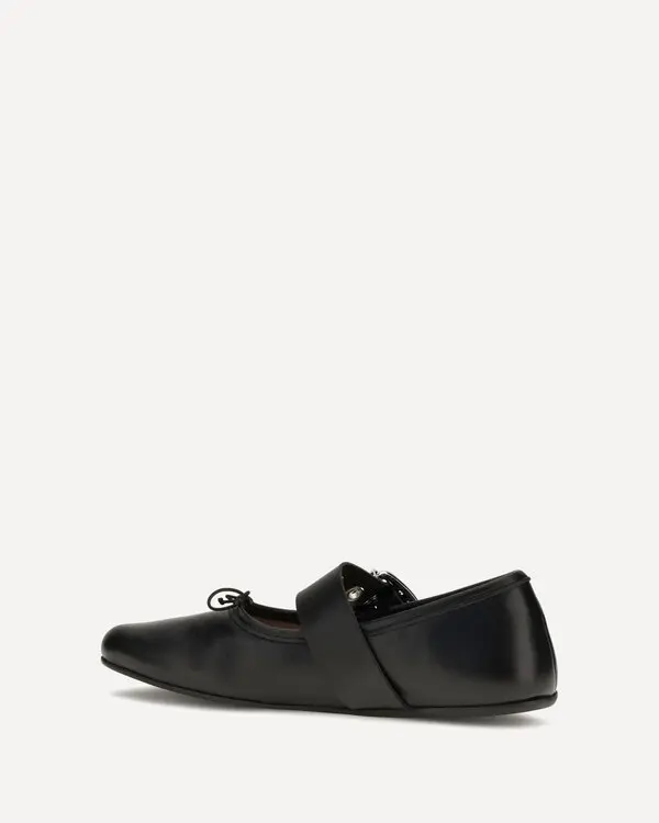 VIVIENNE WESTWOOD Alice Leather Ballerinas