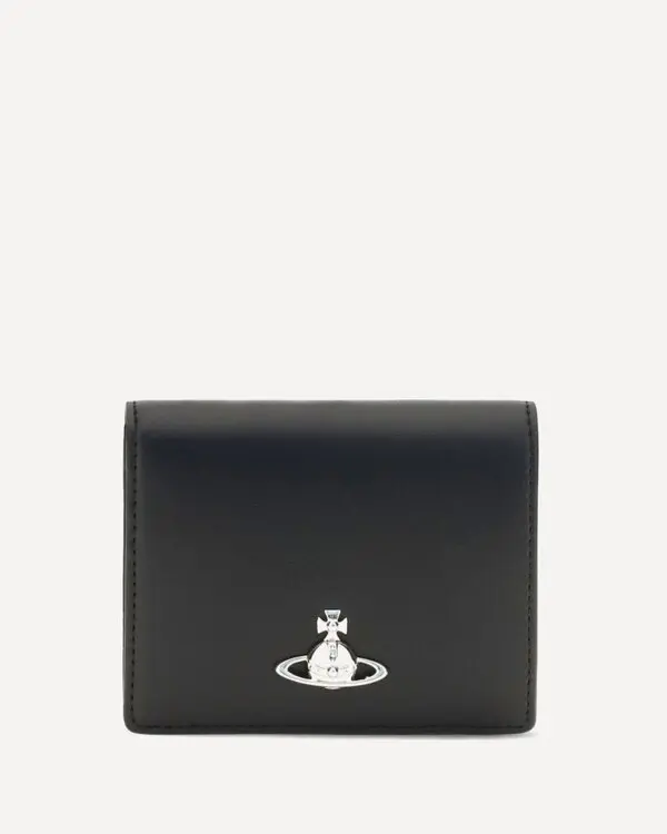 VIVIENNE WESTWOOD Orb Leather Wallet - Black