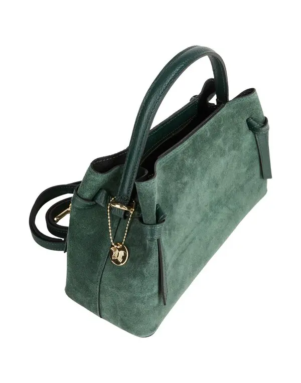 LAURA DI MAGGIO Leather Boston Bag - Green