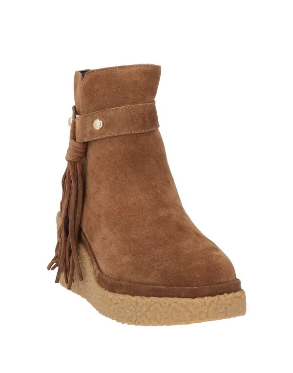 ALMA EN PENA Suede Ankle Boots With Appliqués