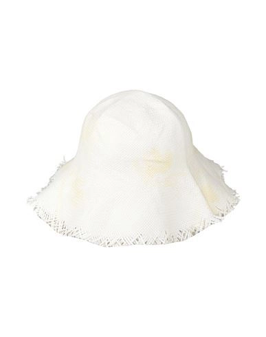 BP STUDIO Paper Yarn Sun Hat - White