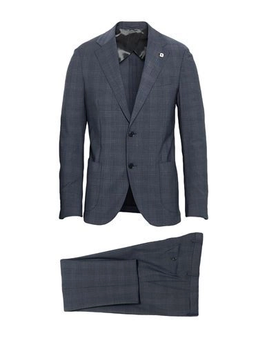 LARDINI Suit Size Polyester, Wool, Elastane
