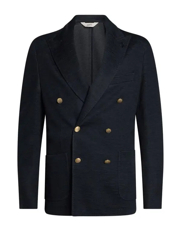 PAOLONI Blazer Size Cotton, Virgin Wool, Acrylic, Polyamide
