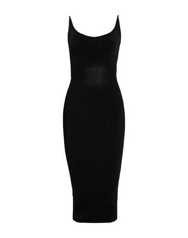 MUGLER Midi Bodycon Dress - Black