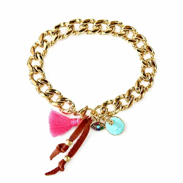 Persia Donà Jewelry Sttropez Cubano Bracelet - Gold