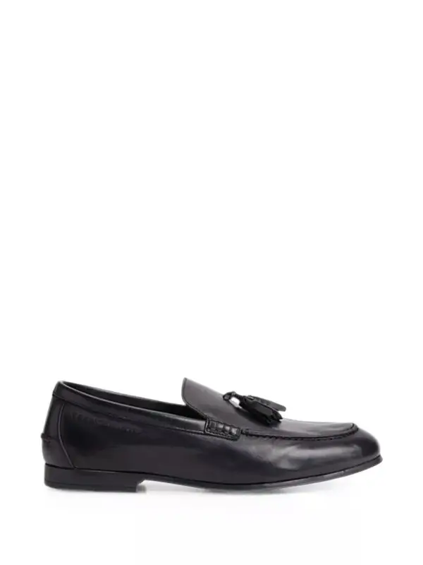 Tommy Hilfiger Tassel-detail Leather Loafers