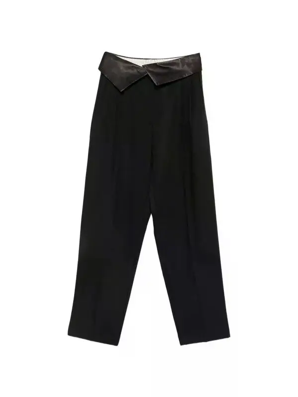 ALYSI Tailored Trousers With Satin Waistband