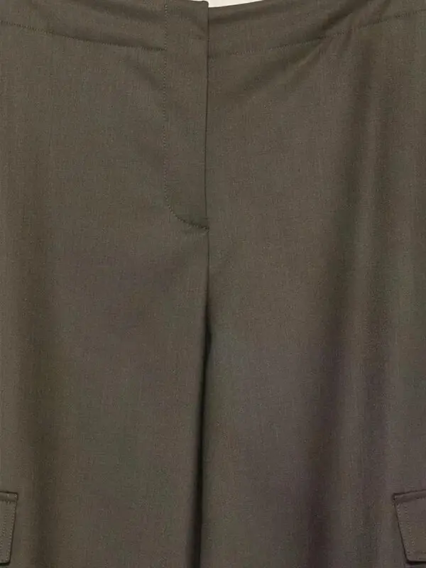 ALYSI Cropped Trousers With Flap Pockets