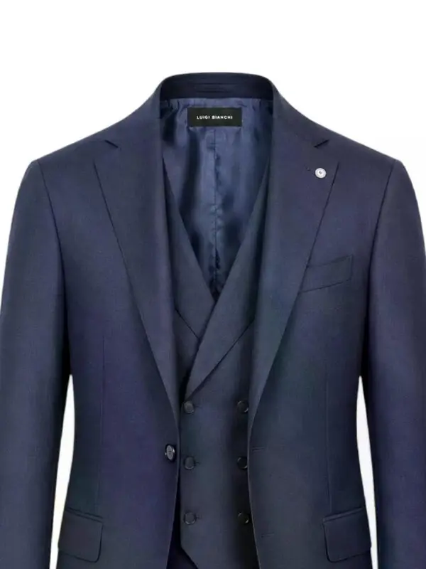 LUIGI BIANCHI MANTOVA Single-breasted Three-piece Suit