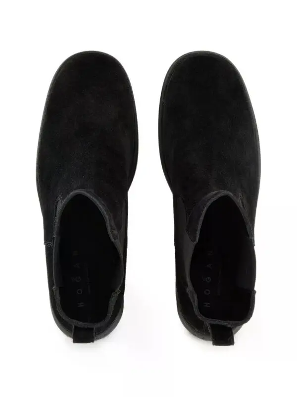 Hogan H724 Suede Chelsea Boots