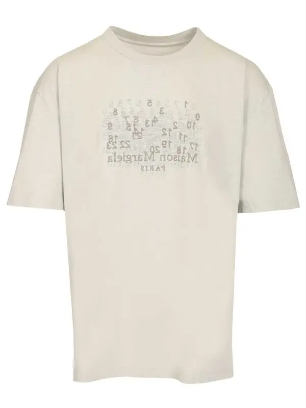 MAISON MARGIELA Embroidered Cotton T-shirt